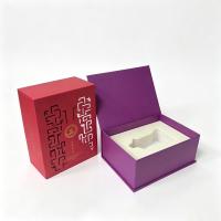 China Flip Top Rigid Gift Box Custom Die Cut Sleeve with Gold Foil / PE Foam Insert for sale