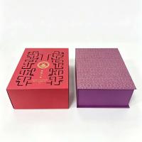 China Flip Top Rigid Gift Box Custom Die Cut Sleeve with Gold Foil / PE Foam Insert for sale