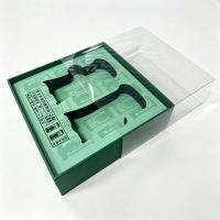China Transparent PET Sleeve Drawer Custom Gift Boxes with Sliding Drawer EVA Insert Jewelry Packaging for sale