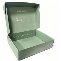 China Silver Foil Stamping Custom Corrugated Mailer Box with Double Sided Grey Card for sale