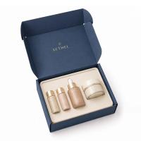 China Custom Cosmetic Mailer Packaging Box Foldable With Plastic Insert for sale