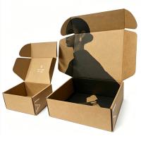 China Corrugated Custom Mailer Boxes with Double Sided Kraft Paper Lamination for sale
