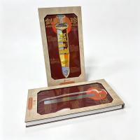 China Custom Printing Rigid Display Box With PET Window EVA Insert for sale