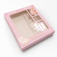 China Transparent PET Window Custom Window Boxes Display Gift Insert Tray Structure for sale