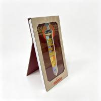China Custom Rigid PET Window Display Box Standing with Paperboard Insert for sale