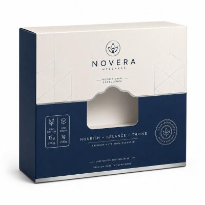 China Silver Foil Folding Carton Box Transparent Window Display Food Packaging for sale
