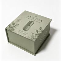 China Rigid Magnetic Flip Perfume Packaging Boxes with Printed EVA Insert for sale