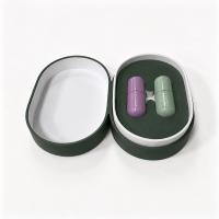 China Oval Flip Perfume Packaging Boxes Spot UV Finished with Customized Insert for sale
