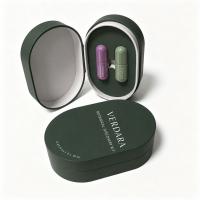 China Oval Flip Perfume Packaging Boxes Spot UV Finished with Customized Insert for sale