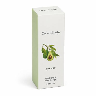 China Kraft Paper Folding Carton Hand Cream Boxes Lightweight Custom Printing for sale