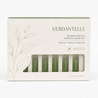 China PET Window Ampoule Skincare Set Box Custom Folding Carton Packaging Design for sale