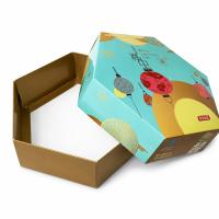China Hexagonal Paperboard Gift Box Lightweight Construction Custom Printed Packaging for sale