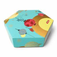 China Hexagonal Paperboard Gift Box Lightweight Construction Custom Printed Packaging for sale