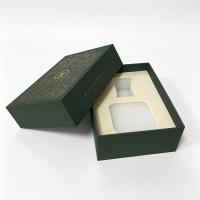 China Textured Paper Gold Foil Decoration Lid and Base Gift Box Premium Packaging for sale