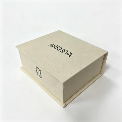 China Fabric Wrapped Magnetic Closure Boxes Hot Stamping For Cosmetic Packaging for sale
