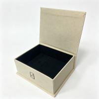 China Fabric Wrapped Magnetic Closure Boxes Hot Stamping For Cosmetic Packaging for sale