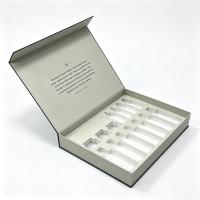 China Green Magnetic Jewelry Box Customized with EVA Insert Embossed UV Logo for sale