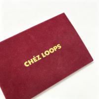 China Custom Velvet Surface Magnetic Gift Box With Gold Foil Logo for sale
