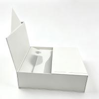 China Custom Double Door Rigid Gift Box with Cardboard Laminated EVA Insert for sale