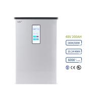 China CE UL  51.2v 48v 100ah 200ah Wall Mounted l 10Kwh Lifepo4 Home Battery Solar Energy Storage Lifepo4 Battery for sale