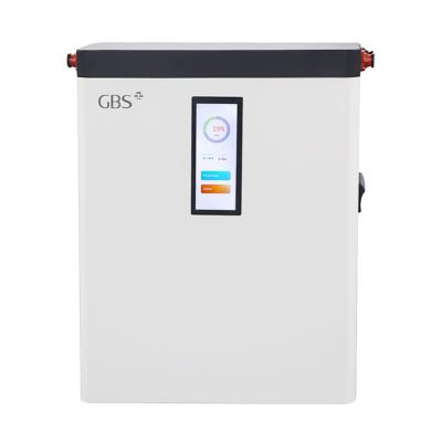 China New Energy Solar Energy Storage System Split LiFePO4 Battery 51.2V 100Ah 5KWh CAN Communication Wall-Mounted Off-Grid Home Use for sale