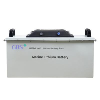 China GBS Lifepo4 100Ah 48V Lithium Ion Battery LFP for Marine Boat Solar System with 3000 Cycles for sale