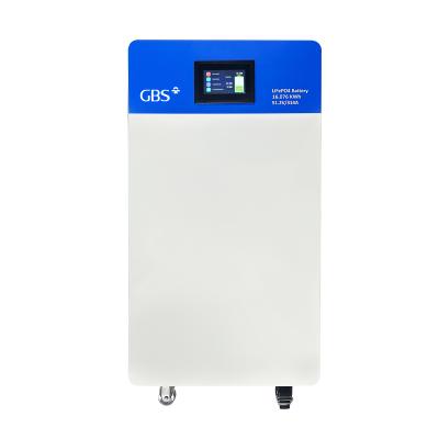 China GBS Solar Wheeled LiFePO4 Deep Cycle Rechargeable Split Server Rack Battery Pack Kit 51.2V 314Ah CAN 6000 Cycles 5-Year 15-20KWH for sale