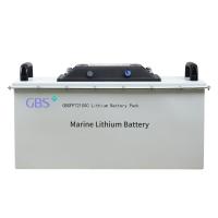 China GBS Lifepo4 200Ah Boat Battery IP67 Waterproof Liquid with 3000 Cycles and -20~65C Operating Temp GBSFP72100C 7.68KW for sale