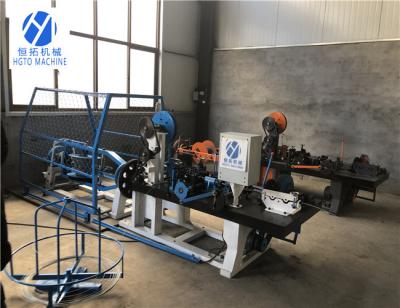 China Razor Galvanized Barbed Wire Fencing Making Machine Anti Corrosion for sale