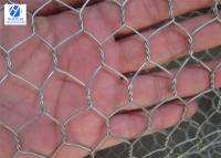China Lightweight Oilproof Hexagonal Gabion Mesh , Hot Dipped Galvanised Hexagonal Netting for sale