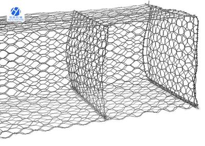 China Gabion Box Hexagonal Wire Mesh 100x120mm Fireproof Eco Friendly for sale