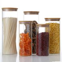 China 500ml Mildewproof Glass Pantry Storage Containers For Kitchen for sale