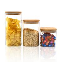 China 500ml Mildewproof Glass Pantry Storage Containers For Kitchen for sale
