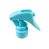 China 24/410 Full Plastic Mini Mist Trigger Sprayer For Household Cleaning Blue for sale
