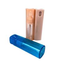 China Empty 10ml Perfume Pump Sprayer Plastic Bottles With Flip Cap For Cosmetic for sale
