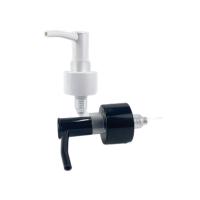 China Shampoo Shower Lotion Pump 18/410 Black Hand Sanitizer Plastic for sale