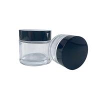 China 30ml Round Transparent Cosmetic Glass Jar for Eye Cream and Skin Care Cream for sale