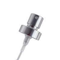 China PP Fine Mist Sprayer Crimp Pump for Perfume Bottles 15mm to 21mm Neck Size 0.08ml Dosage for sale