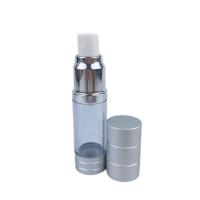 China 15ml Printing Screw Cap Airless Pump Bottle Round Plastic Cosmetic Jar 20/400 for sale