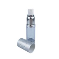 China Aluminum Airless Lotion Pump 24mm Plastic Cosmetic Vacuum Bottle 0.12cc for sale