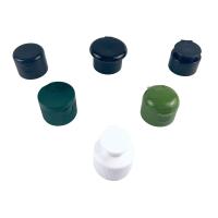 China 24/410 Disc Plastic Flip Top Lid for Lotion Bottles 24mm Shampoo Cap 0.08cc for sale
