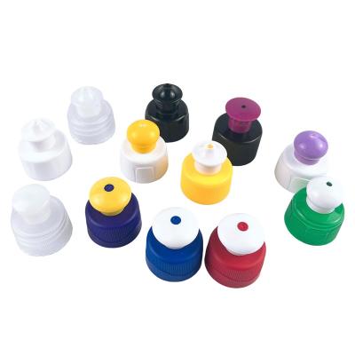 China Plastic Push 28mm Pull Disc Top Caps 28/410 Disinfection Bottle Hand 35mm for sale