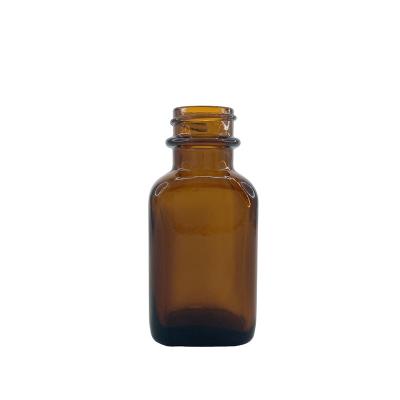 China 30ml Tawny Frosted Glass Dropper Bottle for Essential Oil Serum Cosmetic 18/415 Neck for sale