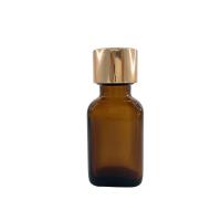 China 30ml Tawny Frosted Glass Dropper Bottle for Essential Oil Serum Cosmetic 18/415 Neck for sale
