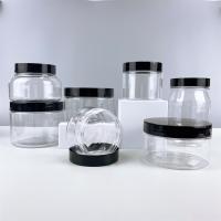 China 200ML 250ML Round Empty Plastic Cream Jar Cylinder PET Bottle With Screw for sale