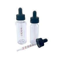 China Custom Made Empty Dropper Bottles Cosmetic Essential Oil 18/410 Plastic Silicone for sale