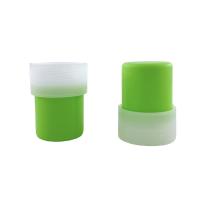 China Coffee Capsule Drink Bottle Cap Green White PP Aluminum for sale