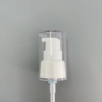 China 20mm 410mm Plastic Treatment Pump White Cream Dispenser Pump for sale