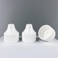 China 18mm Aluminium Plastic Dropper Cap For Shampoo Bottles for sale