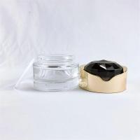 China glass bottle set with ABS cap/pump head Cosmetic cream jar for sale